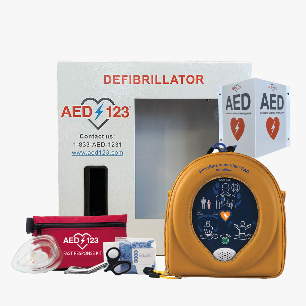 Stryker, Heartsine 450P Bundle (semi-automatic AED with CPR feedback ...